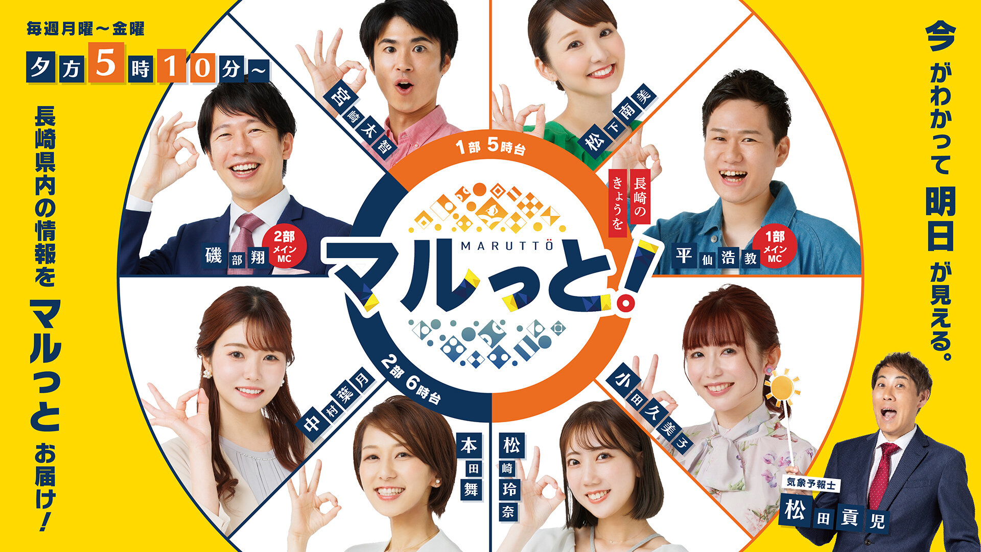 「マルっと！」新メンバーを加えてリニューアル｜8gram｜KTNテレビ長崎